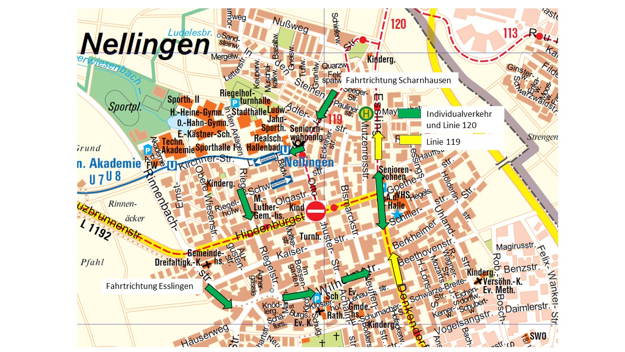 Nellingen: Neue Bauphase ab 02. März - SEG-Ostfildern mbH
